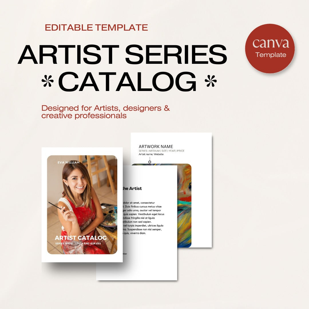 Artist Series Catalog Template - Arts To Hearts Project